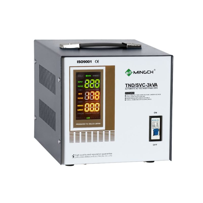 TND/SVC-3KVA HIGH PRECISE SINGLE PHASE AUTOMATIC AC VOLTAGE REGULATOR ...