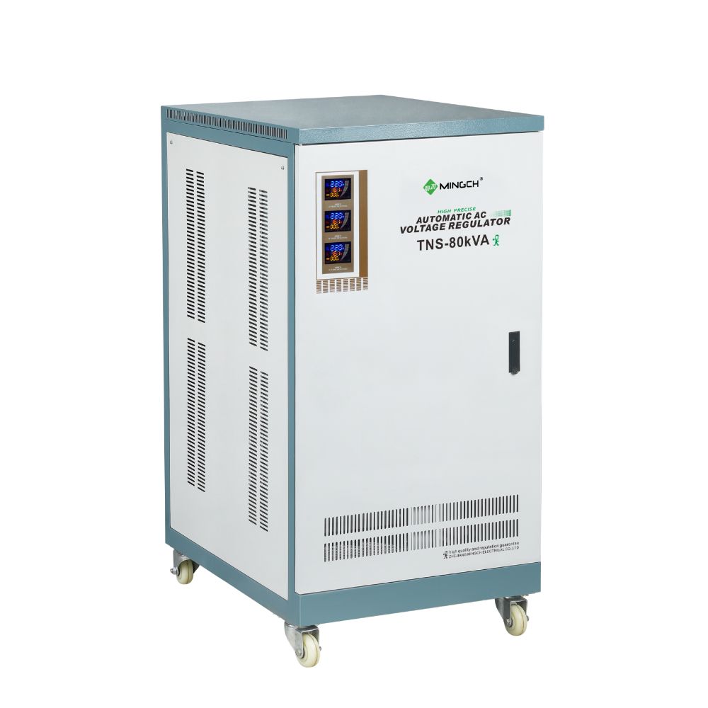 TNS-120kVA HIGH PRECISE THREE PHASE AUTOMATIC AC VOLTAGE REGULATOR | Mingch