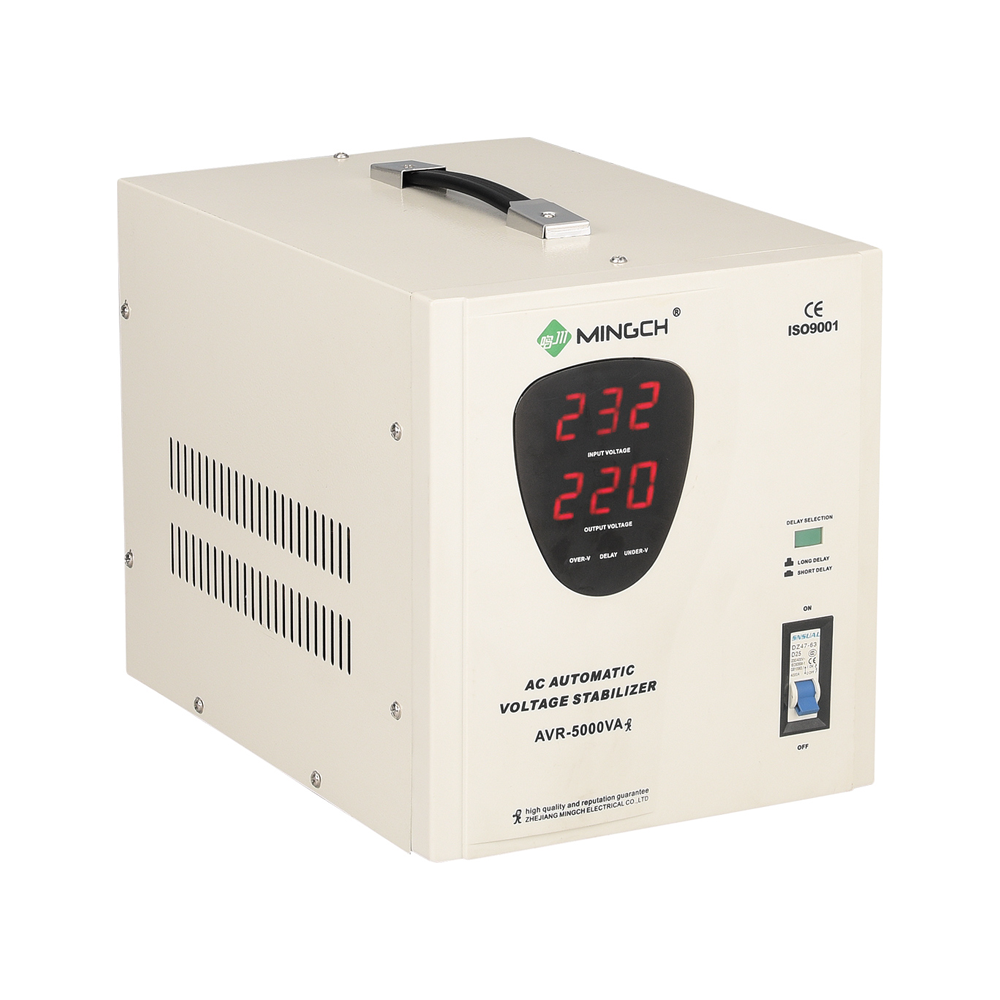 REGULATOR TEGANGAN OTOMATIS JENIS RELAY AVR-0.5KVA | Mingch