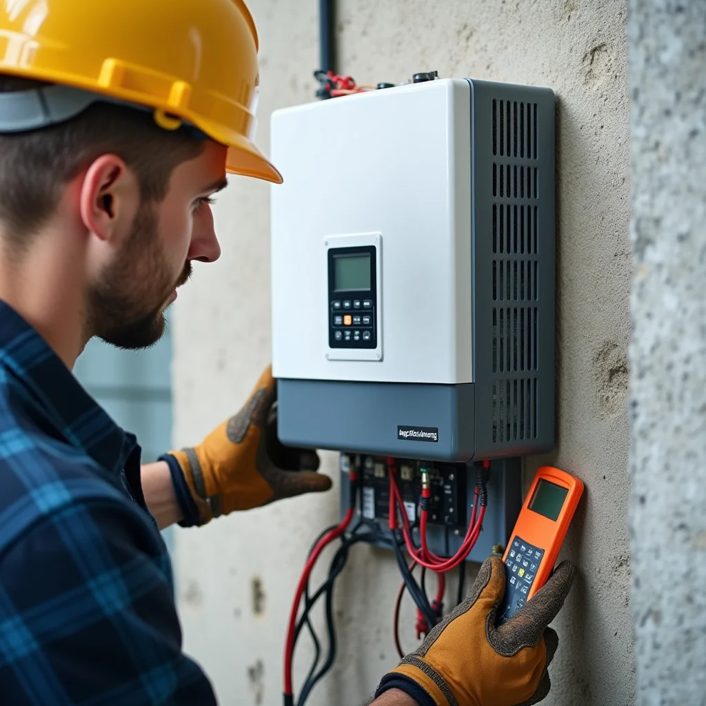 How to Install a Hybrid Solar Inverter | Mingch