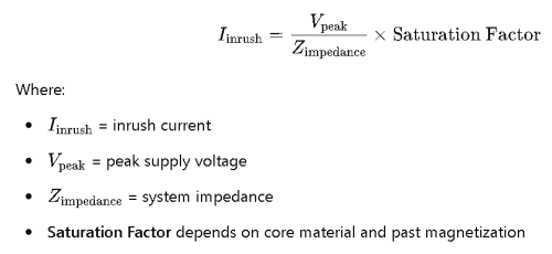 Transformer Inrush Currents: Causes and Solutions