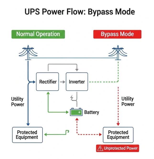 A Guide to UPS Bypass Modes & Operation | Mingch