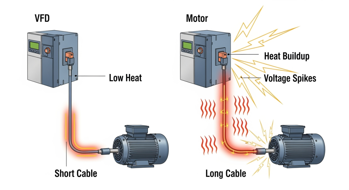VFD Cable Length: Avoiding Common Issues and Optimizing Performance