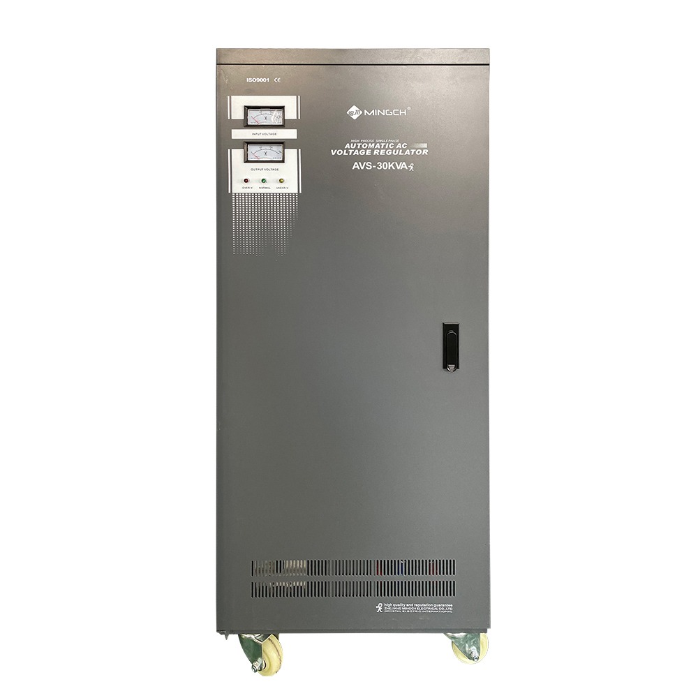 AVR-15KVA BLACK SHELL SINGLE PHASE AUTOMATIC AC VOLTAGE REGULATOR | Mingch